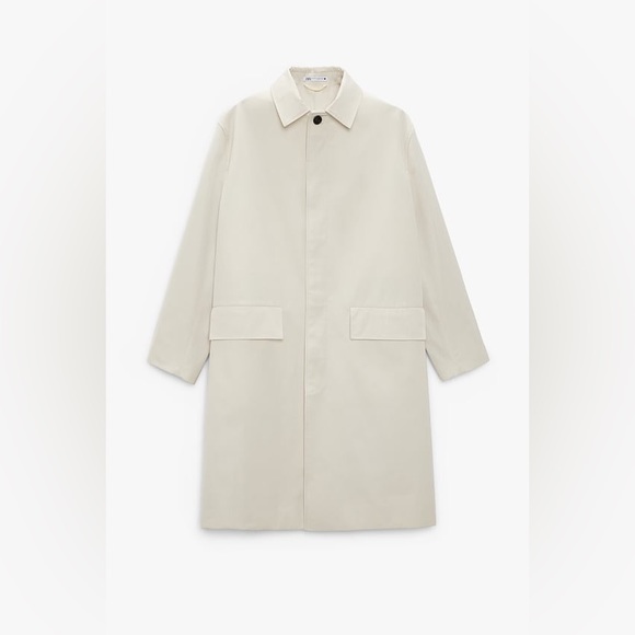 Zara | Jackets & Coats | Zara Oversized Water Repellent Trench Coat | Poshmark
